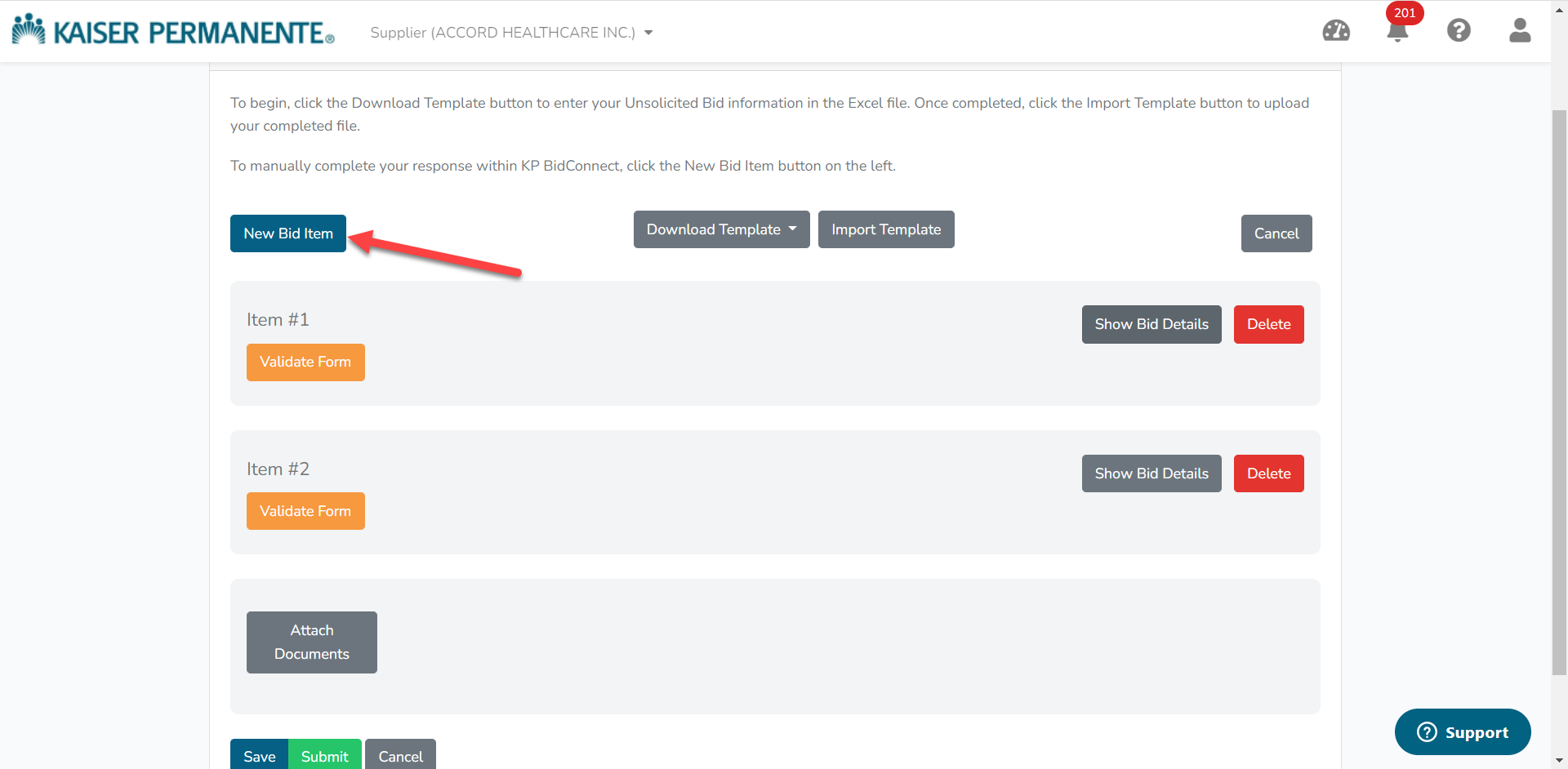 How to Submit an Unsolicited Bid – KP Bid Connect