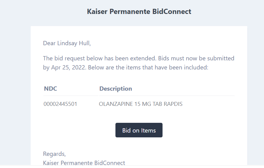 How to Request a Bid Extension – KP Bid Connect