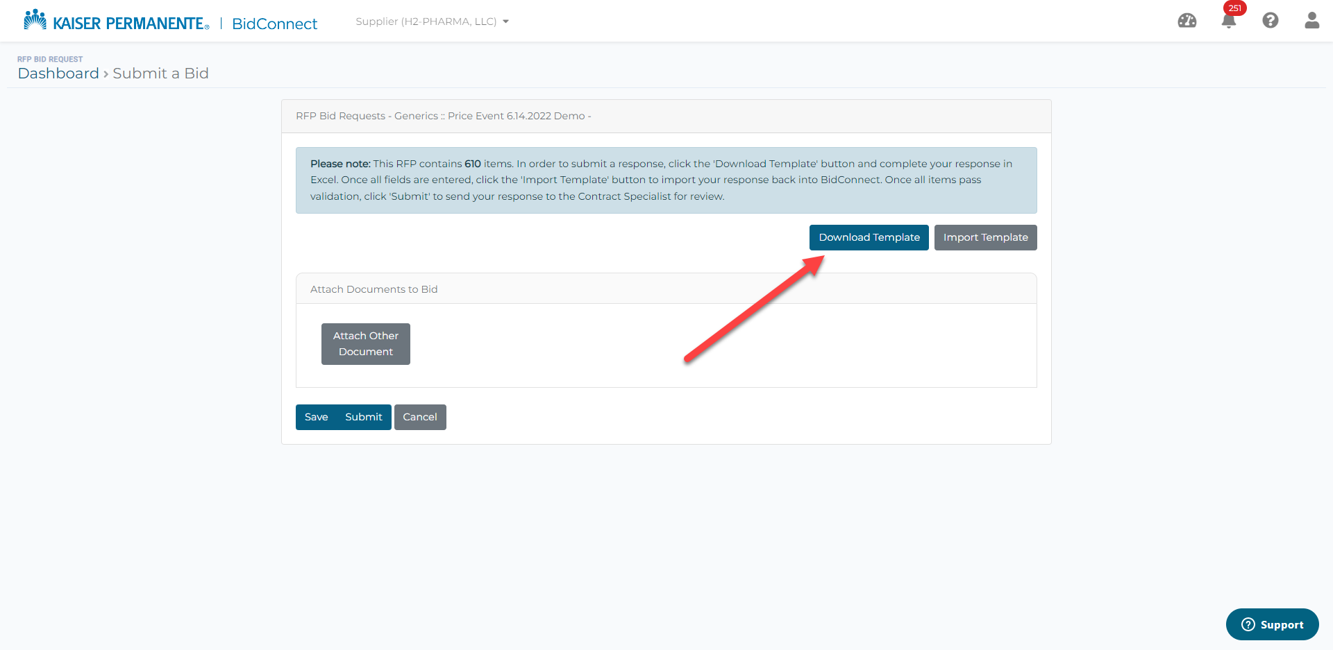 How to Submit a Response to a Bid Containing 50 or More Items – KP Bid ...
